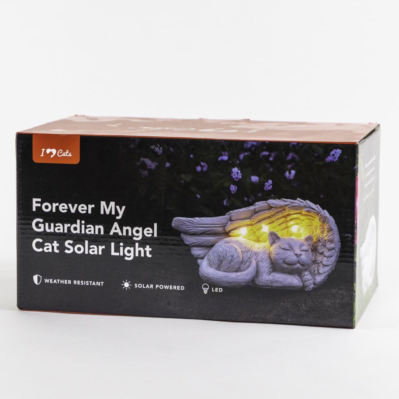 TEMPORARILY OUT OF STOCK! Forever My Guardian Angel Cat Garden Solar ...