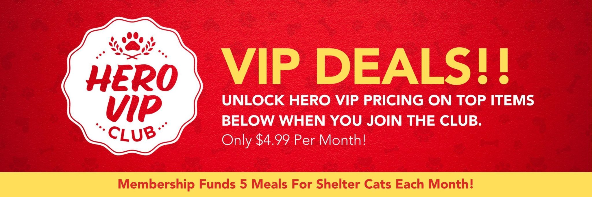 Hero VIP Deals - iHeartCats.com